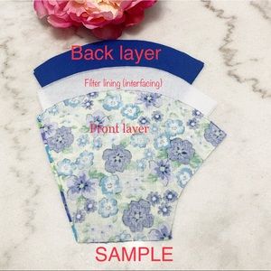 Accessories | 22 Triple Layer Handmade Facemask | Poshmark